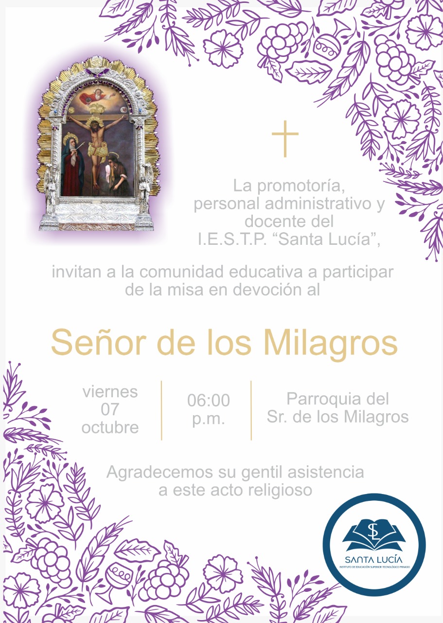 Misa Señor de los Milagros
